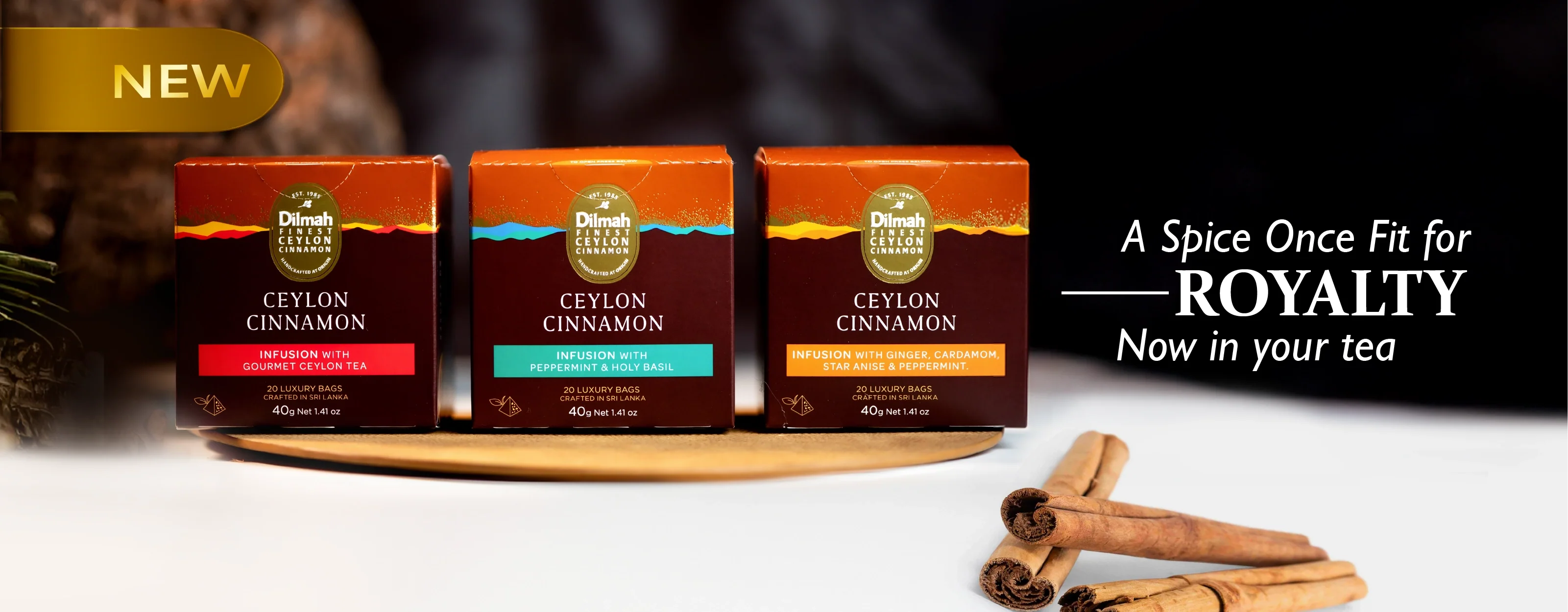 Ceylon Cinnamon Teas & Infusions – Dilmah Tea Australia