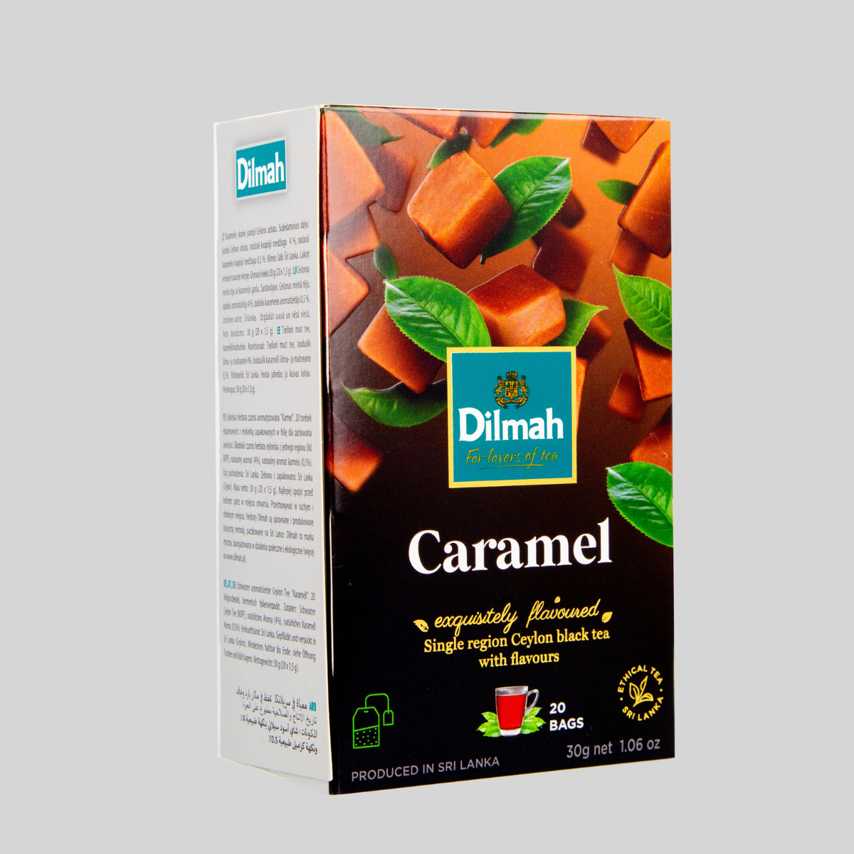 Caramel Fun Flavoured Tea Bags | Caramel Tea Australia – Dilmah Tea ...