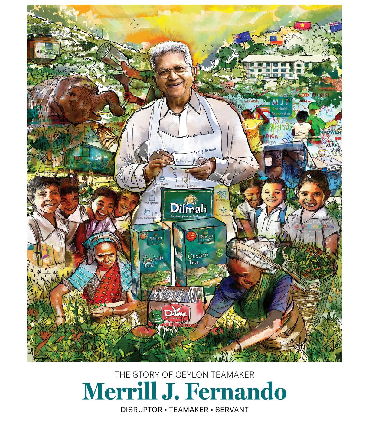 The Story of Ceylon Teamaker - Merrill J. Fernando – Dilmah Tea Australia